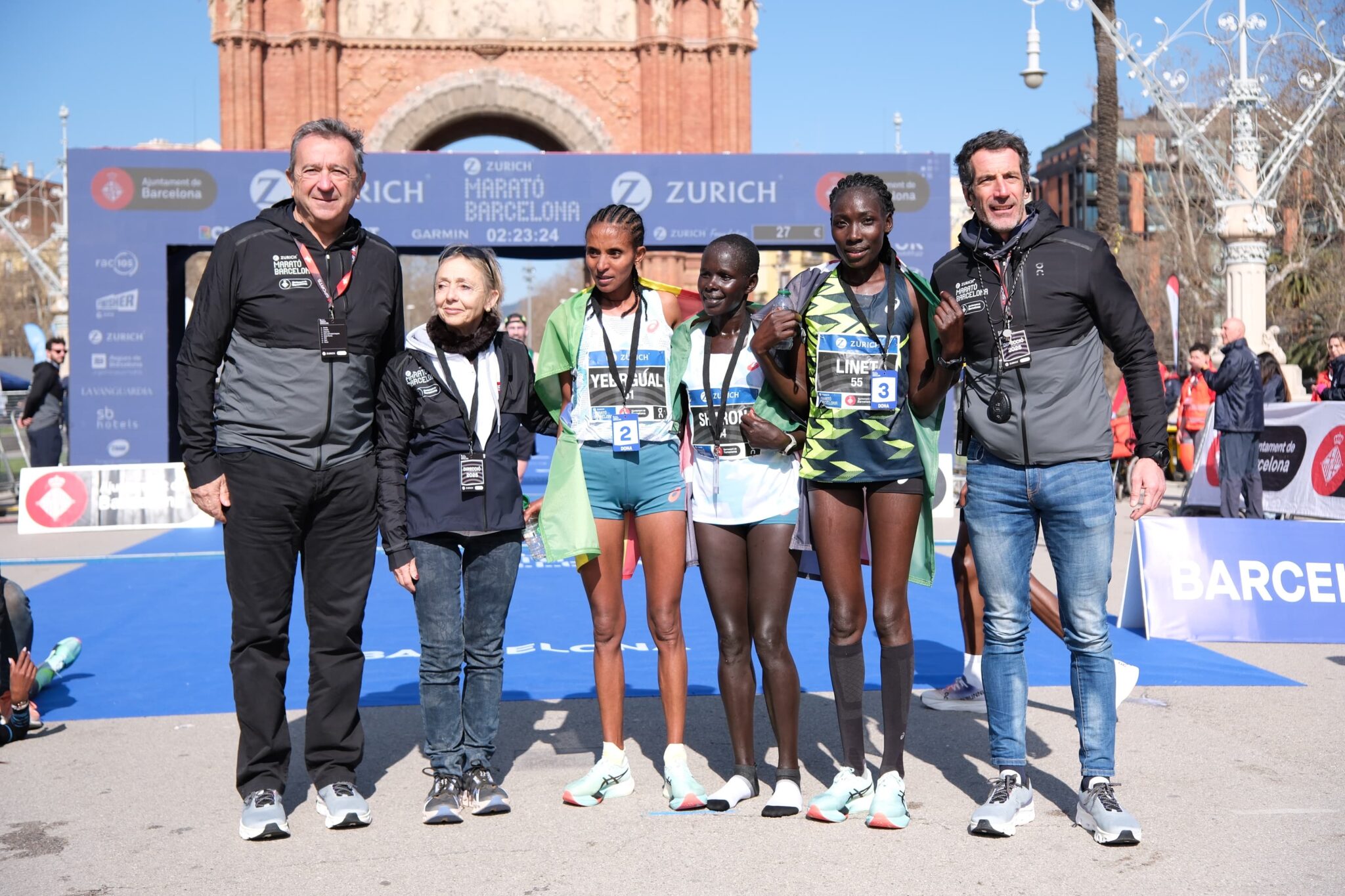 Tesfaye Deriba and Sharon Chelimo set new records at the Zurich Marató ...